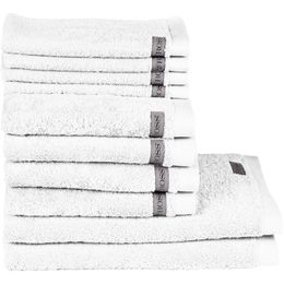 Ross Handtuch Set &raquo;Sinfonie&laquo; Set Frottier beinhaltet G&auml;stet&uuml;cher, Handt&uuml;cher und Badet&uuml;cher wei&szlig; Frottier, Obermaterial: 100% Baumwolle Frottier