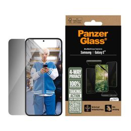PanzerGlass Displayschutzfolie &raquo;Ultra-Wide Fit Screen Protection&laquo; f&uuml;r Samsung Galaxy S25 Schutzfilm, Schutzfolie, Bildschirmschutz, kratz- & sto&szlig;fest 