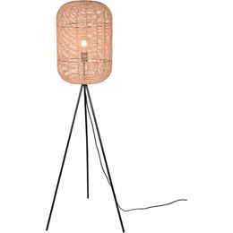 Trio Leuchten Stehlampe &raquo;Runa&laquo; E27 beige 1, &Oslash; 35cm H: 150cm