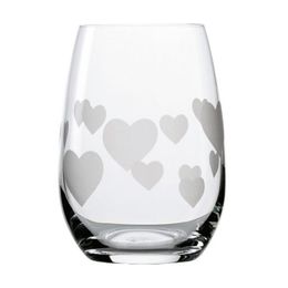 Glas &raquo;L'Amour&laquo; 6-teilig wei&szlig; Kristallglas 10,5cm, 335ml, 6 Stk.