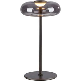 Sch&ouml;ner Wohnen Kollektion SCH&Ouml;NER WOHNEN-Kollektion LED Tischleuchte &raquo;POSH&laquo; LED-Board 1 Stk. Warmwei&szlig; SCH&Ouml;NER WOHNEN Kollektion, Schnurdimmer, Memoryfunktion grau 1, &Oslash; 22cm H: 