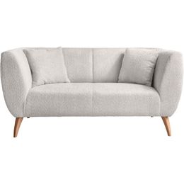 Home Affaire Ecksofa &raquo;Lazio modern und bequem, schmale Armlehnen, tolle Detailverarbeitung&laquo; zwei verschiedene Fu&szlig;farben w&auml;hlbar wei&szlig; 100% Polyester B/