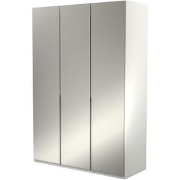 Musterring Kleiderschrank &raquo;San Diego, Kleiderschrank, Schrank, Garderobe, mit Glast&uuml;ren&laquo; 1 Stk. tlg. 3-t&uuml;rig (ged&auml;mpft), 4 B&ouml;den, 2 Kleiderstangen, Chromgriffe 