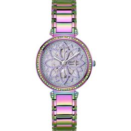 Guess Damen Quarzuhr &raquo;LILY&laquo; Armbanduhr, Damenuhr bunt Einheitsgr&ouml;&szlig;e