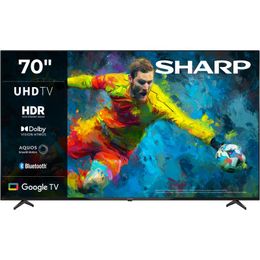 Sharp LED-Fernseher &raquo;4T-C70HLx&laquo; 177 cm/70 &prime;&prime; Smart-TV schwarz Google Cast