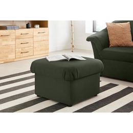 DOMO collection Hocker &raquo;Pegnitz&laquo; gr&uuml;n 100% Polyester B/H/T: 60cm x 39cm x 60cm, Struktur fein