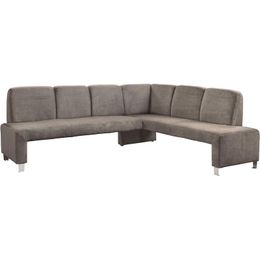 exxpo - sofa fashion Eckbank &raquo;Intenso, modern, 263/198 cm (B/T)&laquo; hohe Bodenfreiheit, frei im Raum stellbar, hoher Sitzkomfort Zusammensetzung: 