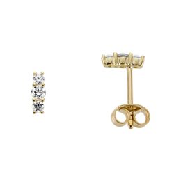 Firetti Damen Paar Ohrstecker &raquo;Schmuck Geschenk Gold 333 Ohrschmuck&laquo; mit Zirkonia (synth.) gold Gelbgold 333
