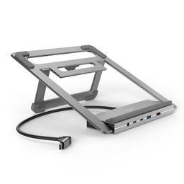 Hama Laptop-Dockingstation &raquo;USB-C Docking Station, Stand Notebook Halterung 12Ports f&uuml;r Laptop&laquo; 4x USB-A, 3x USB-C,2x HDMI, 1x DisplayPort, 1x LAN, 1x 