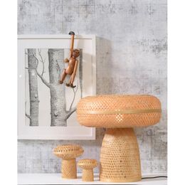GOOD&MOJO Tischleuchte &raquo;Palawan&laquo; E27 beige &Oslash; 40cm H: 40cm