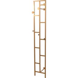Inosign Wandgarderobe aus Metall, H&ouml;he 180 cm, Wandmontage gold Metall B/H/T: 33,5cm x 180cm x 36cm