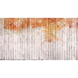 ARCHITECTS PAPER Fototapete &raquo;Atelier 47 Concrete Ornament 2&laquo; mehrfarbig glatt Vlies, Wand, Schr&auml;ge, Decke bunt Vlies B/L: 5m x 2,7m