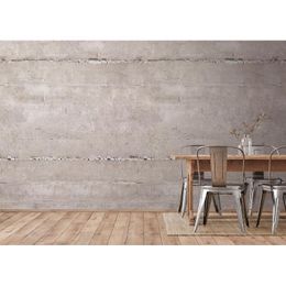 Livingwalls living walls Fototapete &raquo;Fototapete Betonoptik&laquo; matt glatt Betonwand Loft Industrial grau Vlies B/L: 1,59m x 2,8m, Rollen: 1