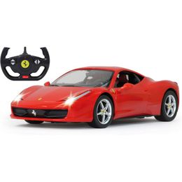 Jamara RC-Auto &raquo;Deluxe Cars, Ferrari 458 Italia, 1:14, rot, 2,4GHz&laquo; mit LED-Licht rot Einheitsgr&ouml;&szlig;e RC-Auto