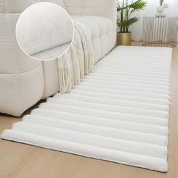 OTTO home Teppich &raquo;Melanie, Kunstfellteppich, besonders weich, Hoch-Tief-Effekt&laquo; rechteckig 28 mm H&ouml;he Kaninchenfell Optik, Wohnzimmer, Schlafzimmer, 