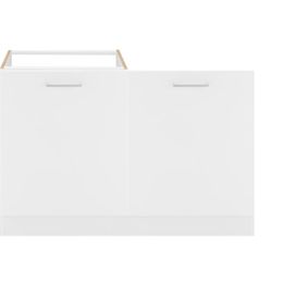 KOCHSTATION Sp&uuml;lenschrank &raquo;KS-Kehl&laquo; f&uuml;r Geschirrsp&uuml;lmaschine, ohne Arbeitsplatte wei&szlig; MDF wei&szlig;, B/H/T: 120cm x 82cm x 60cm, T&uuml;ren: 1 Stk.
