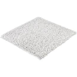 Kleine Wolke Badematte &raquo;Dana, Badvorleger, Badezimmer Teppich&laquo; H&ouml;he 25 mm rutschhemmend beschichtet fu&szlig;bodenheizungsgeeignet Badteppich, Uni Farben, quadratisch & 