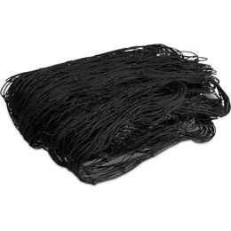 Windhager Schutznetz &raquo;f&uuml;r Katzen, Katzennetz f&uuml;r Balkon, Fenster, Verandas&laquo; Maschenweite 50 mm, HDPE Netzgewebe, 2,5 x 4 m, schwarz schwarz Polyethylen (PE) B/L