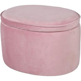 Roba Kinderhocker &raquo;Lil Sofa&laquo; mit Stauraum rosa B/H/T: 42cm x 27cm x 33cm, Samt