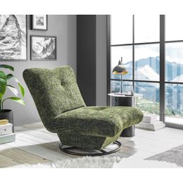 ED EXCITING DESIGN Drehsessel &raquo;Maranello&laquo; frei im Raum stellbar, drehbar gr&uuml;n 100% Polyester Webstoff, Drehfunktion, B/H/T: 96cm x 75cm x 93cm
