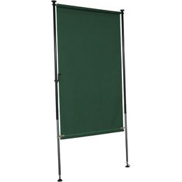 Angerer Balkonsichtschutz &raquo;Style&laquo; BxH: 120 x 225-275 cm, Ausfall 270 cm gr&uuml;n Polyacryl 120cm, 270cm
