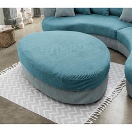 Home Affaire Polsterhocker &raquo;Lazio modern und bequem, tolle Detailverarbeitung&laquo; blau 93% Polyester, 7% Polyamid B/H/T: 150cm x 38cm x 96cm, Cord, 