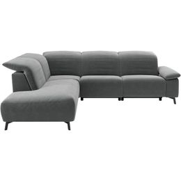 Musterring Ecksofa &raquo;MR 370, intelligenter Komfort im modernen Design&laquo; Optionale Relaxfunktion, flexible Kopfteile & klappbare Armlehnen 16% Baumwolle, 79% 