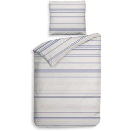 Bettw&auml;sche &raquo;Mattia&laquo; 2 Stk. 100% Baumwolle, hochwertiges Flanell, Bettw&auml;sche ab 135x200 cm. grau Flanell, Obermaterial: 100% Baumwolle B/L: 135cm x 