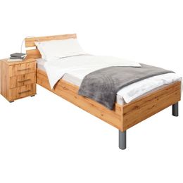 Priess Bettgestell &raquo;Lindau&laquo; auch f&uuml;r Motorrahmen beige Liegefl&auml;che L&auml;nge B: 200cm x 100cm, H&ouml;he Bett: 85cm H&ouml;he Fu&szlig;teil: 42cm, ohne Matratze