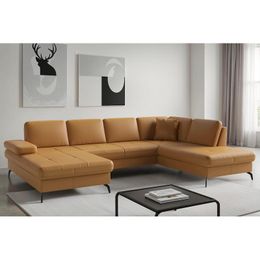 Sit & More sit&more Wohnlandschaft &raquo;Morris Jubi, Breite 300 cm&laquo; mit Armteilfunktion, optional mit Schlaffunktion B/H/T: 300cm x 83cm x 202cm, NaturLEDER , 