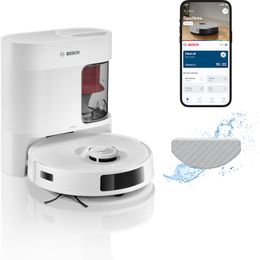 Bosch Bosch Saugroboter &raquo;Spotless BCRD2W, Saugroboter mit Wischfunktion, 11.000 Pa Saugkraft&laquo; Trocken-Servicestation, Infrarot Navigation, Carbon 