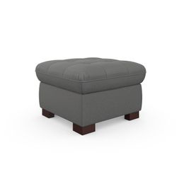 Sit & More sit&more Hocker &raquo;Luxor&laquo; auch erh&auml;ltlich in dem besonders leicht mit Wasser zu reinigen grau Luxus-Microfaser ALTARA NUBUCK (100% Polyester);Soft clean