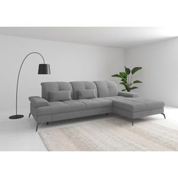 Sit & More sit&more Ecksofa &raquo;Amica, L-Form, inkl. Sitztiefenverstellung & Armteilverstellung&laquo; wahlweise mit Schlaffunktion, Bettkasten und Kopfteilverstellung 