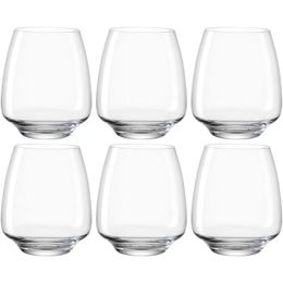 Leonardo Whiskyglas &raquo;Trinkglas, CESTI, 460 ml, 6er-Set&laquo; Whiskybecher, sp&uuml;lmaschinengeeignet transparent Kristallglas &Oslash; 9cm x 10,3cm, 460ml, 6 Stk.