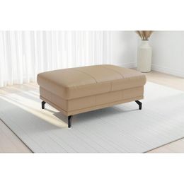 Sit & More sit&more Polsterhocker &raquo;Chelsea, B: 103 cm, Leder&laquo; mit praktischem Stauraum, besonders langlebig beige B/H/T: 103cm x 45cm x 69cm, NaturLEDER ,mit 