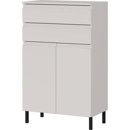 Germania Kommode &raquo;Scantic&laquo; mit griffloser Optik braun Holzwerkstoff, Spanplatte B/H/T: 60cm x 97cm x 34cm, 2 Stk., 2 Stk.