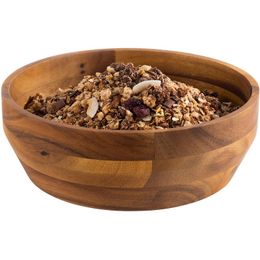 APS Servierschale &raquo;ACACIA&laquo; 1 Stk. aus Holzwerkstoff Holz braun Holzwerkstoff &Oslash; 25cm