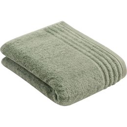 Vossen Badetuch &raquo;Vienna Style Supersoft&laquo; Supersoft Baumwolle gr&uuml;n Walkfrottee, Baumwolle B/L: 67cmx140cm, 1 Stk., 1 Badetuch (67x140cm), Walkfrottee