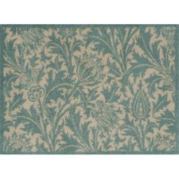 Fu&szlig;matte &raquo;Thistle Green&laquo; rechteckig 9 mm H&ouml;he gr&uuml;n Baumwolle B : 60cm 1 Stk., 9mm, L: 85cm