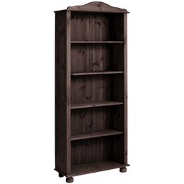 OTTO home Regal &raquo;Mette&laquo; aus massivem Kiefernholz, in unterschiedlichen Gr&ouml;&szlig;en und Farben braun Massivholz B/H/T: 77cm x 181cm x 30,5cm, 5 Stk. offene 