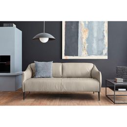 W.Schillig 2,5-Sitzer &raquo;sally Design-Sofa, Loungesofa, bequem, schmale Armlehnen, Breite 194cm&laquo; mit Metallf&uuml;&szlig;en in Schwarz pulverbeschichtet, Breite 