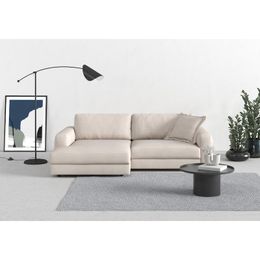 Trendmanufaktur Ecksofa &raquo;Bourbon Mega_Ecke mit tollem Sitzkomfort, Breite 250cm, L-Form&laquo; mit extra hohem Sitzkomfort, auch in Cord erh&auml;ltlich grau 100