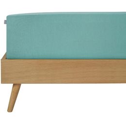 Schiesser Spannbettlaken &raquo;Jessi aus 100% Baumwolle&laquo; f&uuml;r Matratzen bis zu 22 cm H&ouml;he, MADE IN GREEN by OEKO-TEX gr&uuml;n Jersey, Obermaterial: 100% Baumwolle B/L: 