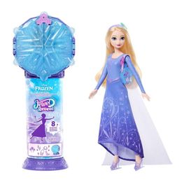 Mattel Anziehpuppe &raquo;Disney Die Eisk&ouml;nigin Jewel Reveal, Eisl&auml;uferin Elsa&laquo; lila Einheitsgr&ouml;&szlig;e Anziehpuppe