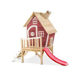 EXIT Spielhaus &raquo;Fantasia 300 rot&laquo; rot Holz Einheitsgr&ouml;&szlig;e