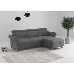 OTTO home Ecksofa &raquo;Glendale, L-Form&laquo; inkl. Kopfteilverstellung, wahlweise mit Vorziehsitz und Bettkasten 90% Polyester, 10% Polyamid B/H/T: 253cm x 