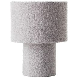 Brilliant Tischleuchte &raquo;Teddy&laquo; E27 1 Stk. flauschiger Teddystoff, 30 x 23 cm, E27, Textil grau 1, &Oslash; 23cm H: 30cm, 1 Stk.