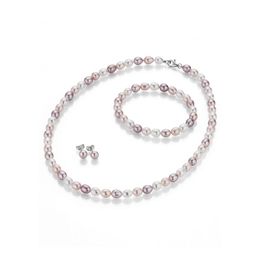 Firetti Damen Schmuckset &raquo;Multipack Schmuck Geschenk Silber 925 Halskette Armband Ohrstecker&laquo; (Set, 4 Stk. tlg.) Made in Germany - mit 