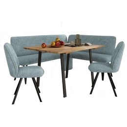 OTTO home Eckbankgruppe &raquo;Mily Essecke, Sitzgruppe, Eckbankgruppe, K&uuml;chenbankgruppe&laquo; Set, 4er, 4 Stk. tlg. BESTSELLER blau B/H/T: 205cm x 89cm x 164cm,