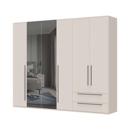 OTTO home Dreht&uuml;renschrank UV lackiert, Soft Close Funktion, H&ouml;henverstellbare F&uuml;&szlig;e beige FSC -zertifizierter Holzwerkstoff, MDF Cashmere, B/H/T: 